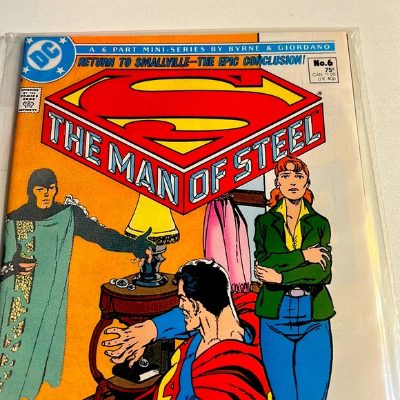 Other | Superman Number 6 The Man Of Steel Comics Collectables | Poshmark